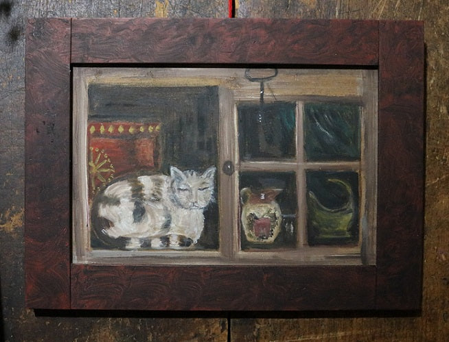 Cat in the Window Painting Charming – Fanatic's Country Attic