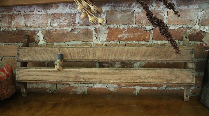 Old Church Pew Book Rack with 19th Century Books – Fanatic's Country Attic