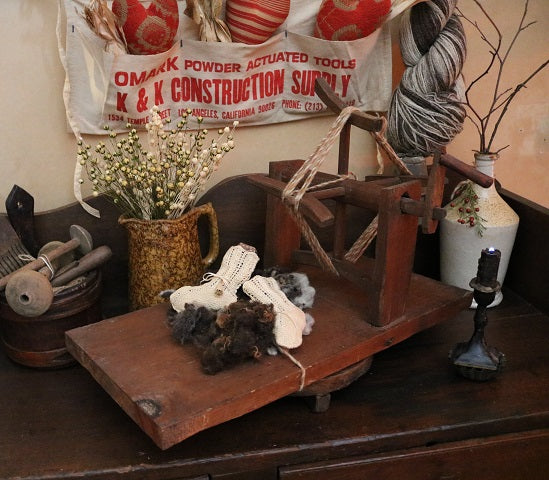 Antique Yarn Winder Unusual Table Version Neat – Fanatic's Country Attic